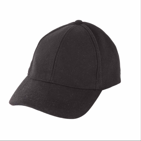 CHICBOMB | Accessories | Wool Baseball Cap Black | Poshmark